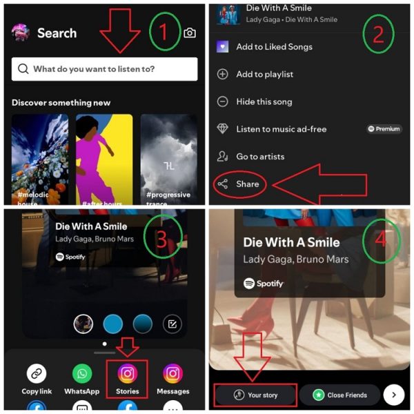 How to Add Spotify Songs to Instagram Stories